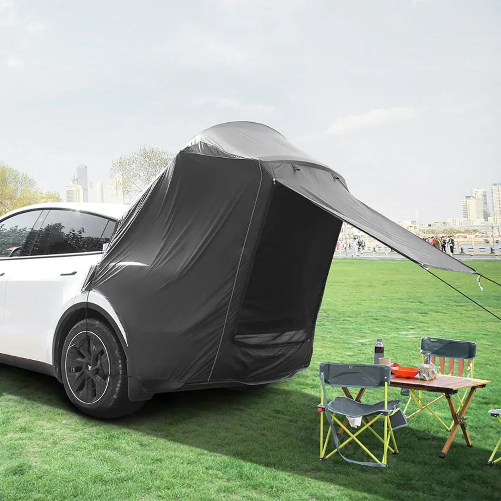 Road Trip Comfort: Sleeping in Tesla Model Y with Camp Mode – TESLAUNCH