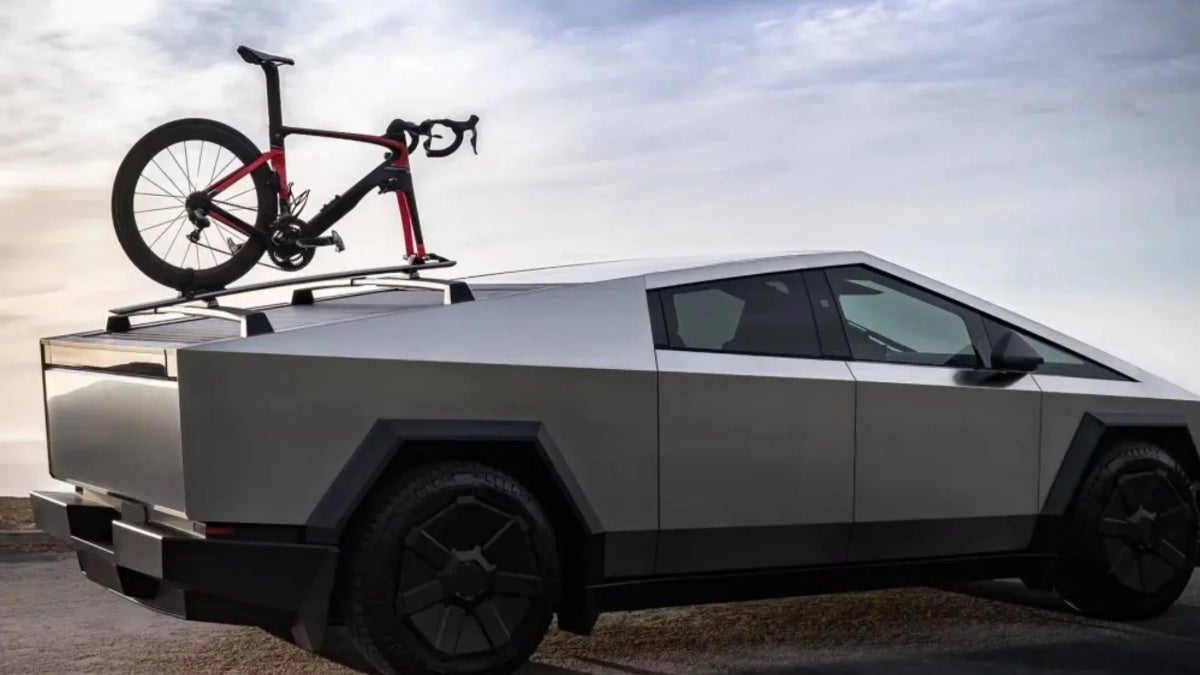 Teslaunch Aluminum Retractable Roof Rack - Perfect for Cybertruck ...