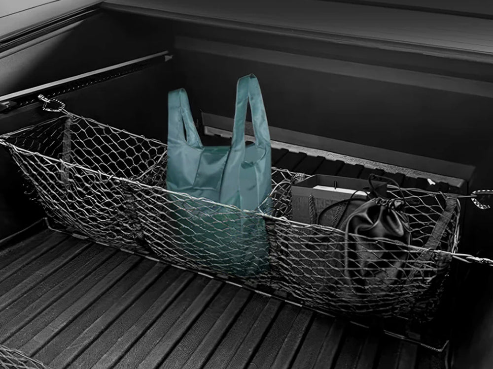 Optimize Your Tesla Cybertruck Cargo Space with High-Quality Cargo Nets ...