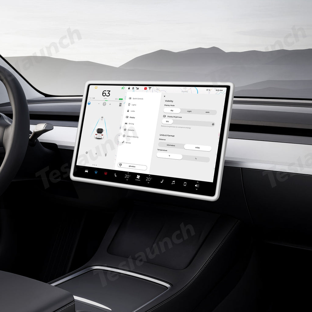 Matte White Tesla Interior Upgrade Kit For Model Y – TESLAUNCH