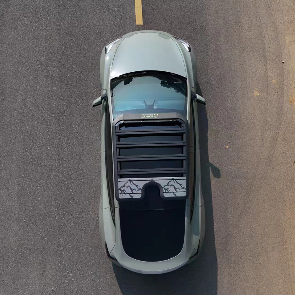 Roof Rack Cargo Platform Rooftop Cargo System for Tesla Model Y 2021 ...