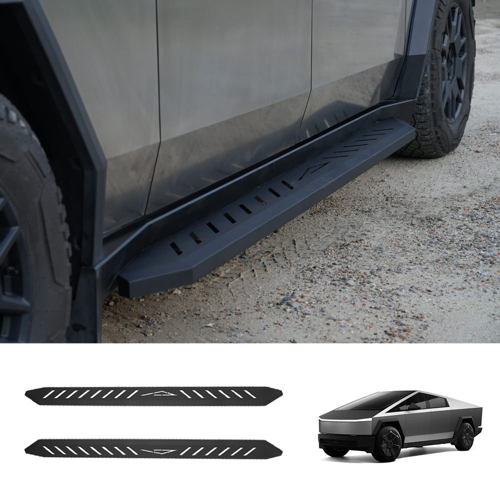 Tesla Cybertruck Running Boards Side Steps - Exterior Brackets Nerf B ...