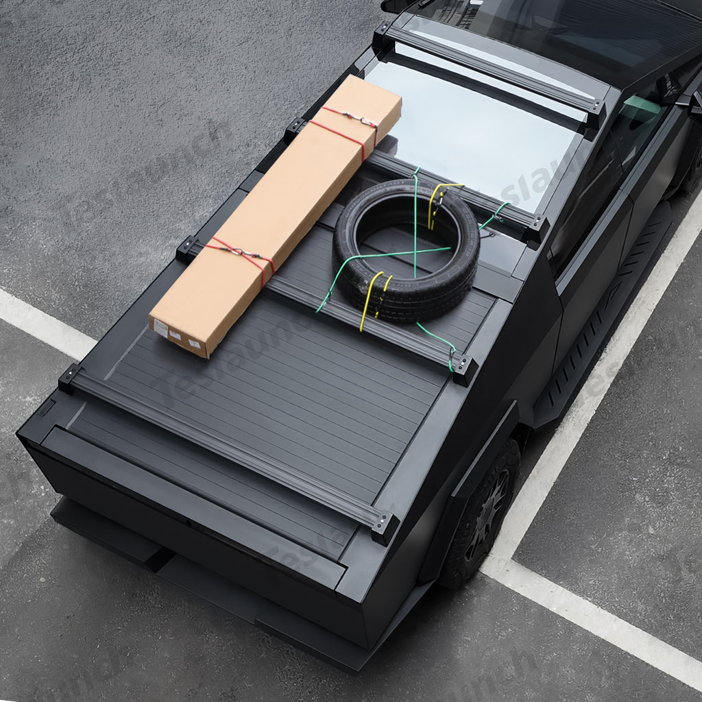 Aluminum Roof Rack Cargo Crossbars for Tesla Cybertruck (Set of 4 ...