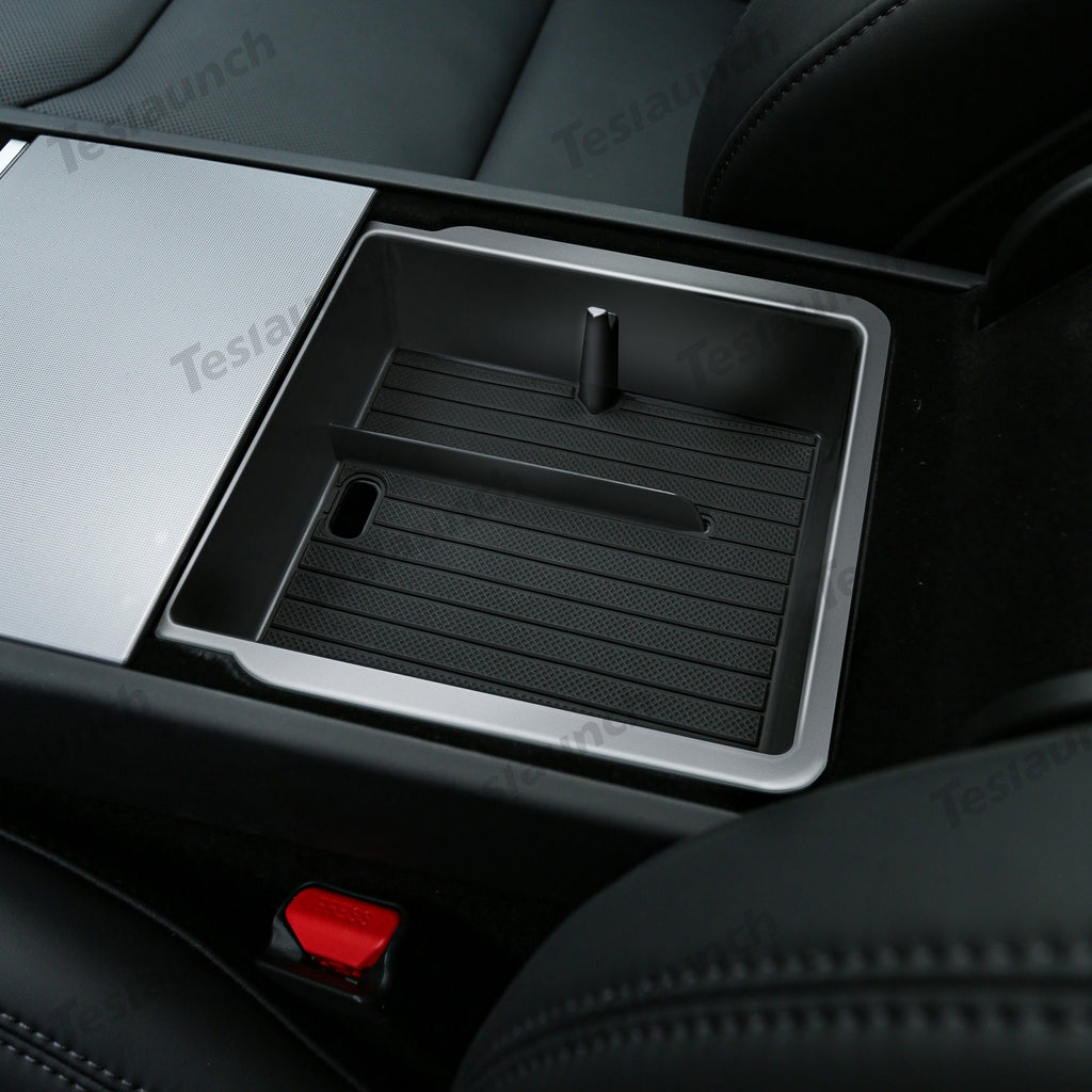 2024 Model 3 Highland Center Console & Armrest Storage Box for Tesla ...
