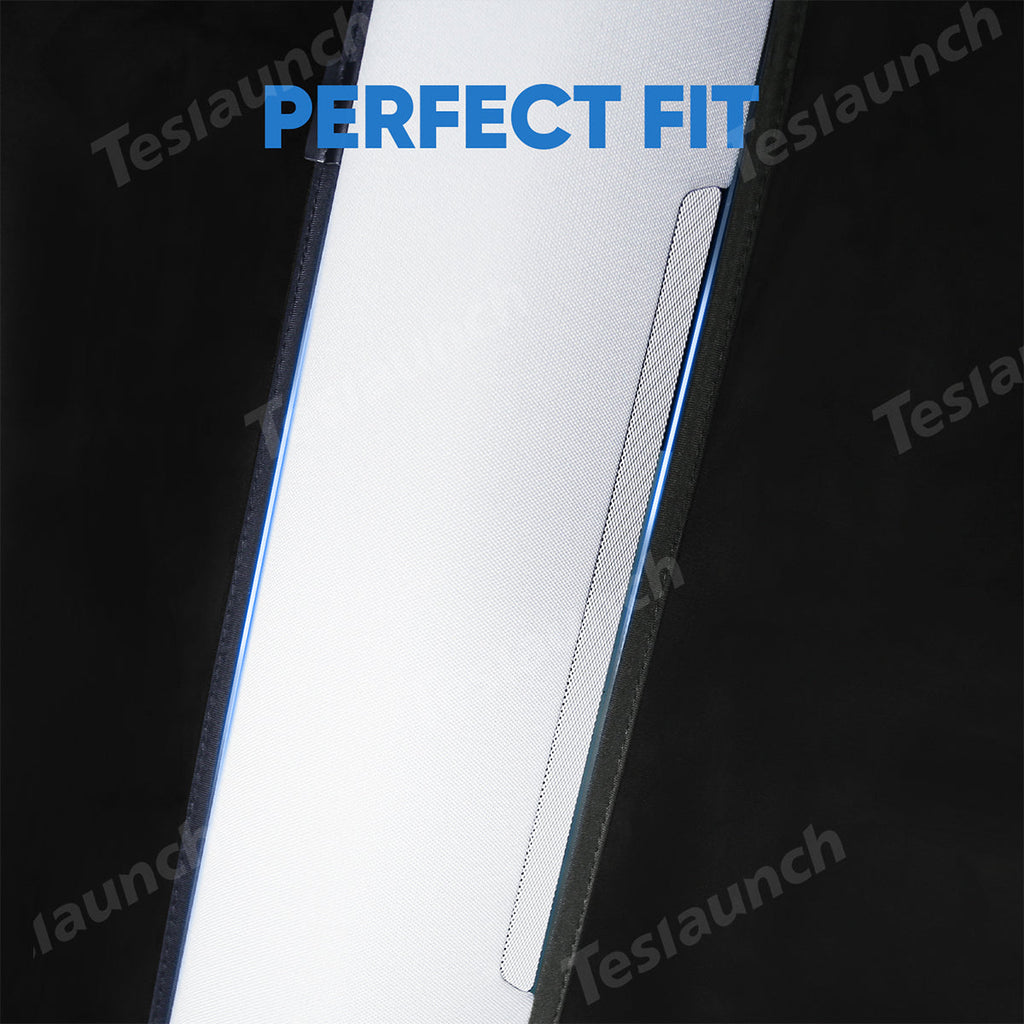 2024 ModeTesla Upgrade Built-In Reflective Ice Crystal + Suede Sunroof ...