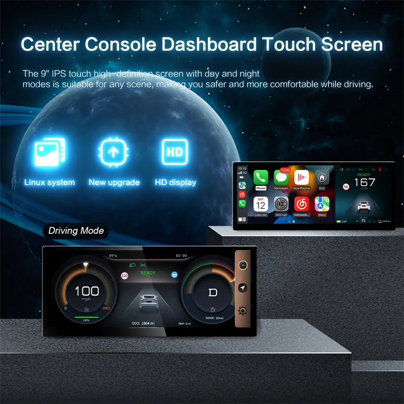 Model 3/Y Center Console Dashboard Touch Screen (Linux 9.0") for Tesl ...