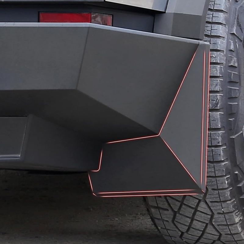 Cybertruck TPE Mud Flaps | Front & Rear Splash Guards Kit – TESLAUNCH