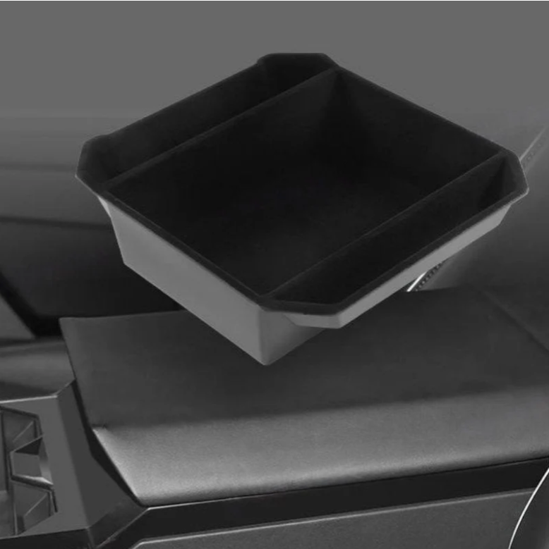 Flocking Center Console Organizer OEM Storage Box for Cybertruck ...