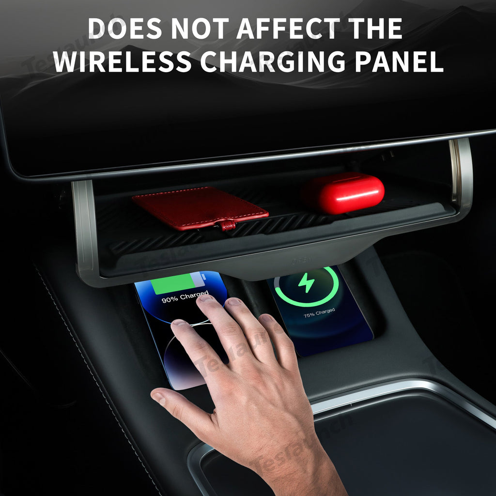 Model 3/Y Hidden Central Control Screen Lower Storage Box Tissue Stor ...