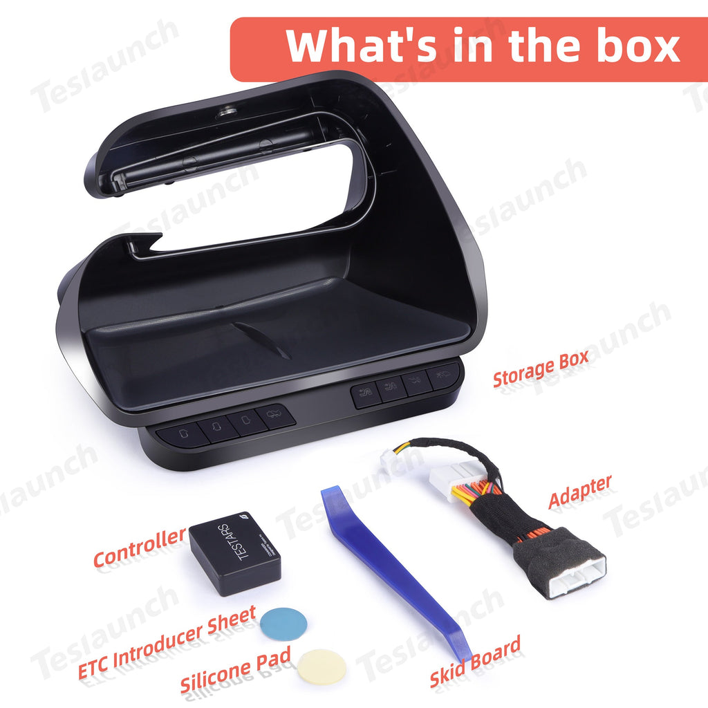 Model 3/Y Storage Box Intelligent Control Physical Buttons For Tesla ...