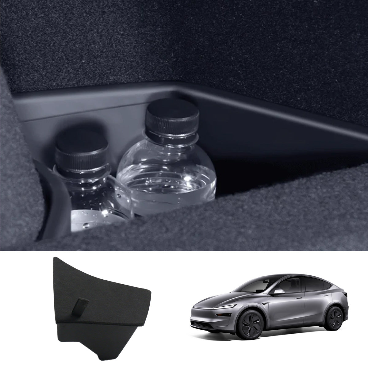 Rear Trunk Side Storage Box for Tesla Model Y Juniper 2025+（2Pcs ...