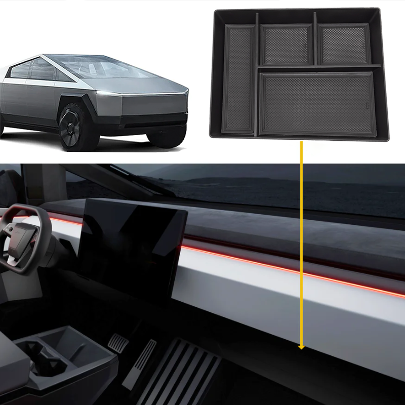 Premium Organizer Tray Glove Box Storage for Cybertruck – TESLAUNCH