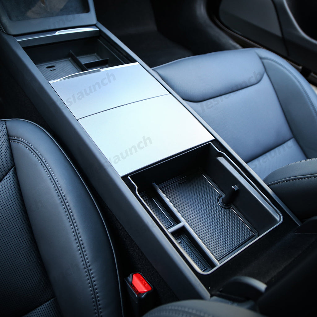 Center Console Organizer and Armrest Box for Tesla 2024 Model 3 Highl ...