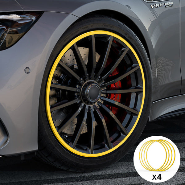 Aluminum Alloy Wheel Rim Protector- Fits All Cars (4pcs） – TESLAUNCH