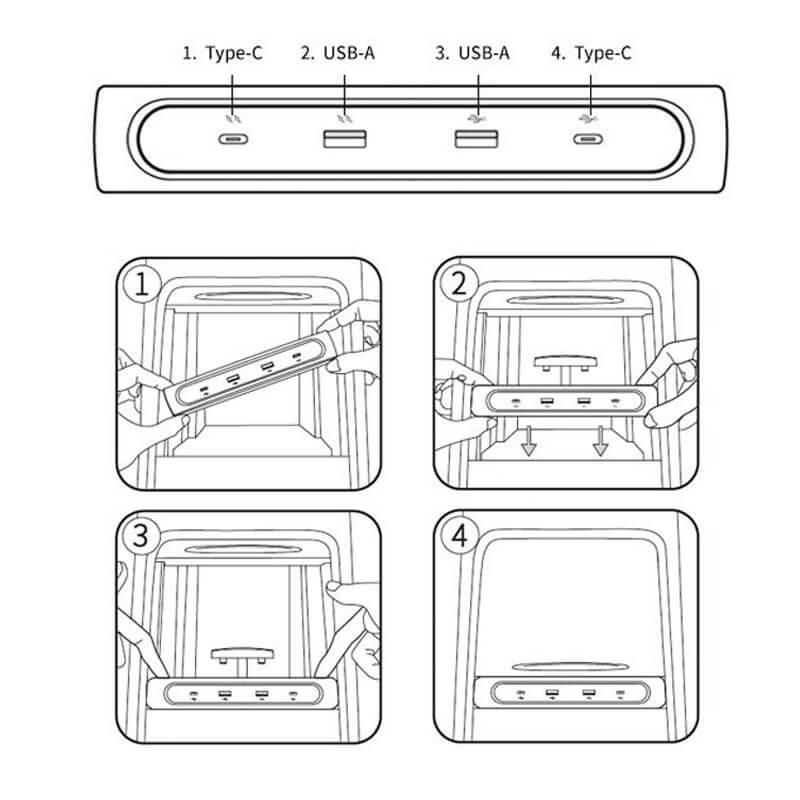Model 3/Y Center Console USB Hub (Gen. 2) (2021-2022) – TESLAUNCH