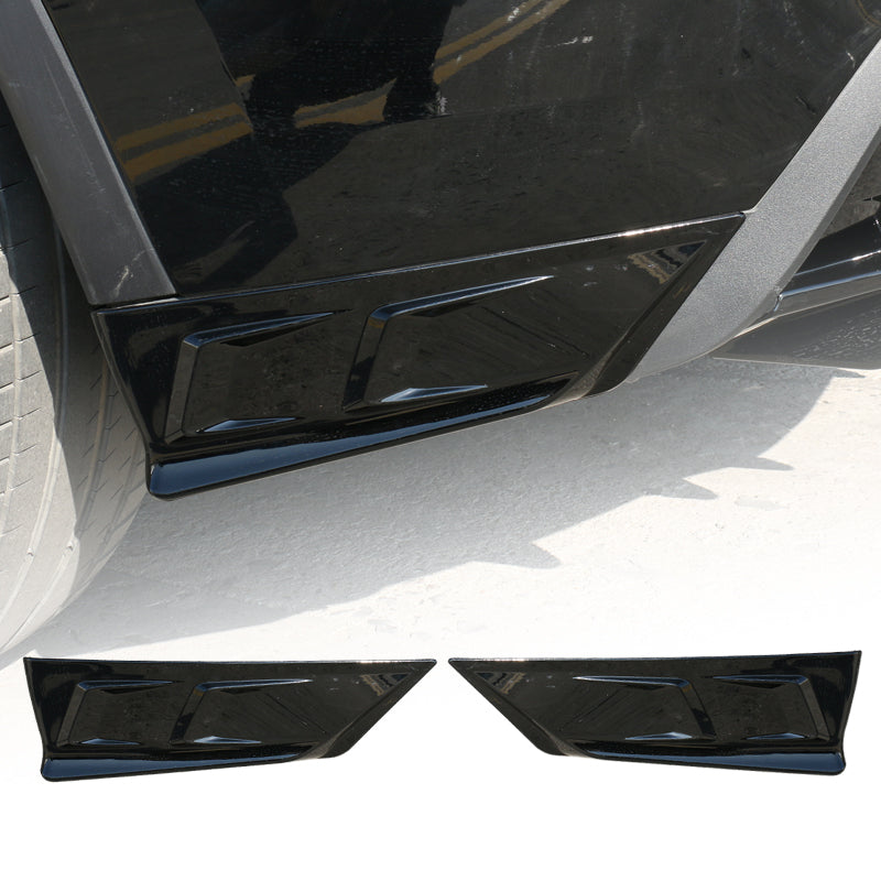 Rear Bumper Lip Spoiler Side Splitter FOR TESLA MODEL Y 2019-2022 ...