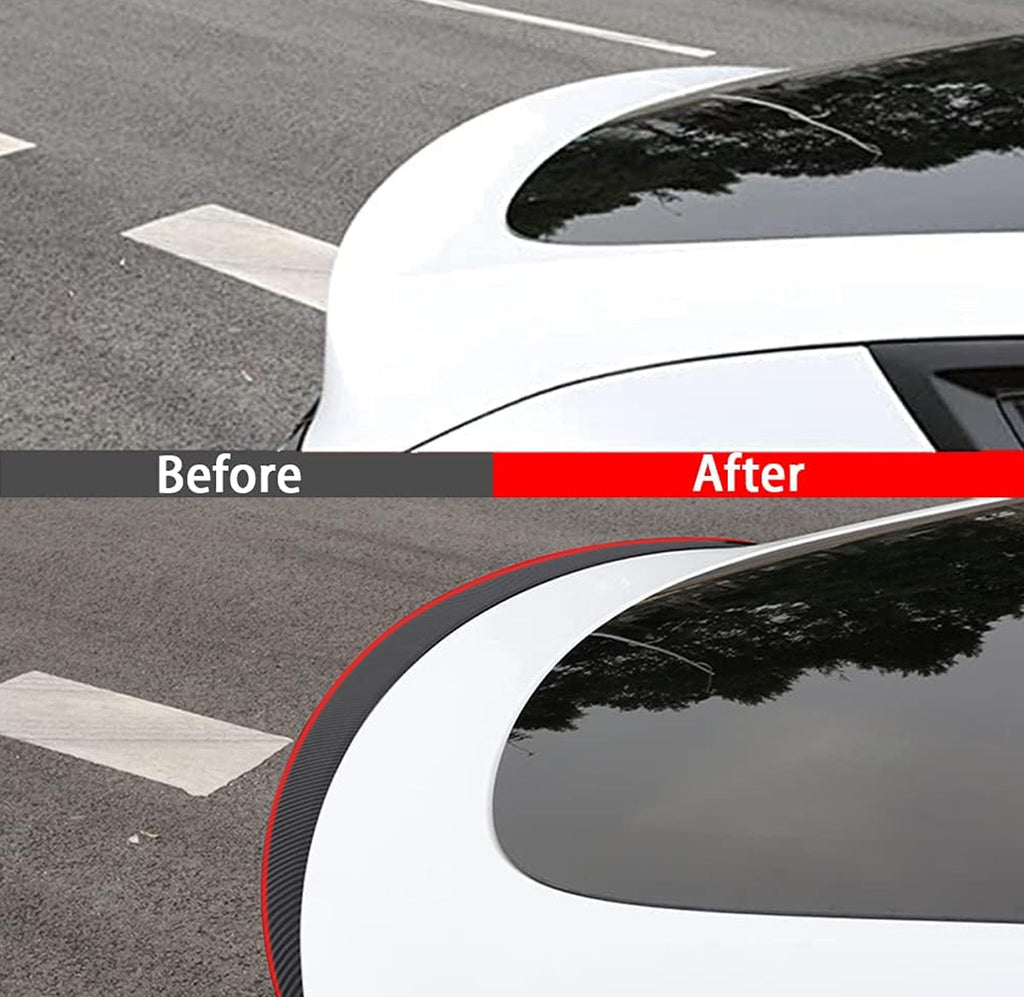 Red Real Carbon Fiber Spoiler Wing for Tesla Model Y – TESLAUNCH